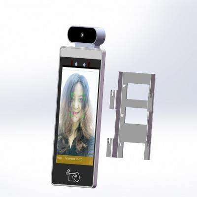 China Wall Mounted Android Tablet With Facial Recognition And Body Temperature Testing For Pass Management for sale