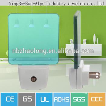 China high quality photo sensor baby acrylic led night light for sale