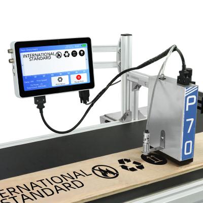China Demin P70 Hand-Held Intelligent Inkjet Date Production Printer New Food Bag Label Printer with 71.8mm Two-Dimensional Bar for sale
