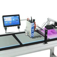 Quality Demin P70UV Curing Lamp Inkjet Printer Print QR Code Carton Aluminum Foil Bag for sale