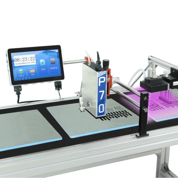 Quality Demin P70UV Curing Lamp Inkjet Printer Print QR Code Carton Aluminum Foil Bag for sale