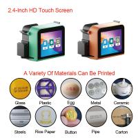 China New T1 Mini Portable Handheld Inkjet Printer Date Printer Touch Screen logo Coding Machine Small Printer for Bottle Caps and Box for sale