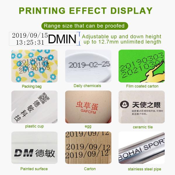 Quality Bag Bottle Printing Machine Brand Logo Expire Date Coding Machine Small Handheld for sale