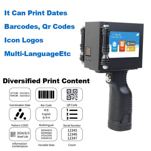 Quality Mx3 Handheld Inkjet Printer Portable Batch Coding Machines Expiry Date Inkjet for sale