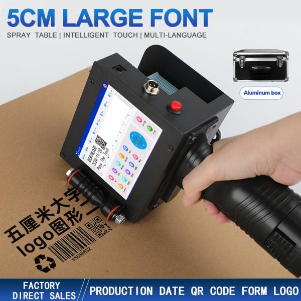 Quality T50 Factory Price Handheld Inkjet Printer Large Format Printer for Expiry Date for sale