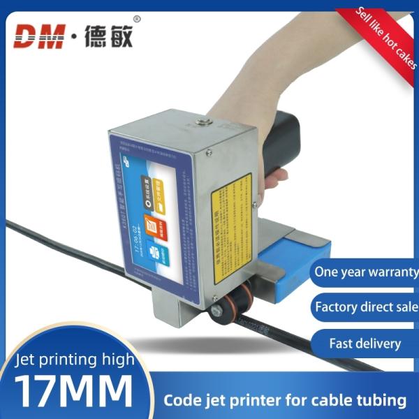 Quality Production Date Coding Cable Manual White Ink Coding Machine Handheld Intelligen for sale