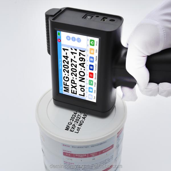 Quality Automatic M20 Hand Inkjet Printer Small Batch Number Bag Production Date Bottle for sale