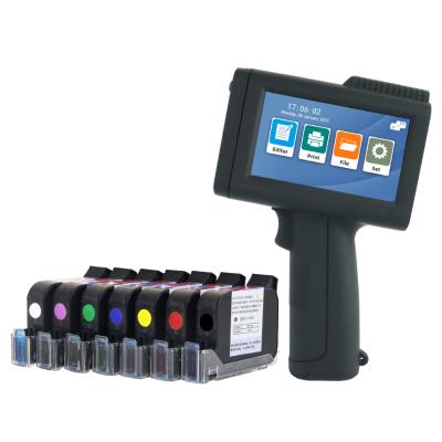China High Quality M10 Small Handheld Inkjet Printer Ribbon Batch Code Machine for Batch Bottles Boxes Leather Printers for sale