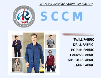 China Plain Dyes Ripstop Style and Medium Weight Trousers with Polyester Cotton Spandex Fabric for sale