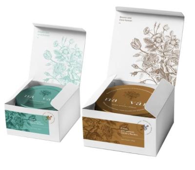 Cina 300 scatole d'imballaggio Logo Cream Skincare Makeup su ordinazione CMYK di CDR cosmetico di CCNB in vendita