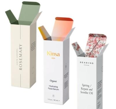 Cina 300 scatole d'imballaggio Logo Cream Skincare Makeup su ordinazione CMYK di CDR cosmetico di CCNB in vendita