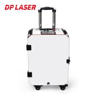 China Trolley Case Raycus 200w Laser Cleaning Machine Portable Rust Removal Cleaner for sale