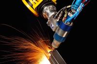 China 4KW Laser Cutting Machine Head Precitec SolidCutter Complex 3D Robot for sale