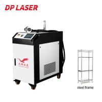 China Composite Fiber Laser Cleaning Machine 300W Pulsed Laser Source + 2000W Continuous Laser Source for sale