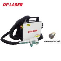 China Backpack 100W Raycus Laser Portable Rust Removal Machine 220V for sale