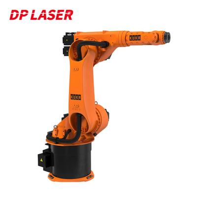 中国 Kuka 6の軸線のロボット腕システム自動ロボット レーザーは繊維レーザーの打抜き機に金属をかぶせる 販売のため