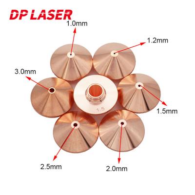 Cina Le parti dell'attrezzatura del laser di D28 D32 Raytool WSX Precitec dirigono strato a un solo strato dell'ugello di taglio del laser il doppio in vendita