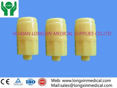China in-stopper medical disposable yellow or transparent Heparin Caps for sale