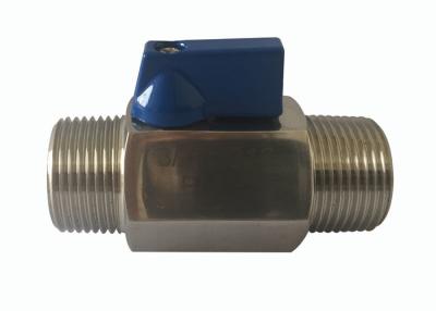 Cina Materiale cromato dell'acciaio inossidabile del filo maschio Pn63 della mini valvola a sfera in vendita
