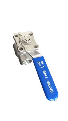 Cina Valvola a sfera 1/2 BSP, 2 valvola a sfera dell'azionatore dell'acciaio inossidabile del PC DN25 in vendita