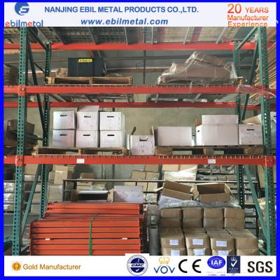 China Teardrop Pallet rack with 2.5'' and 2.75'' beam and 3'' upright column for sale