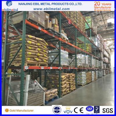 China Warehouse cheap Teardrop Pallet rack with 2.5'' and 2.75'' beam and 3'' upright column for sale
