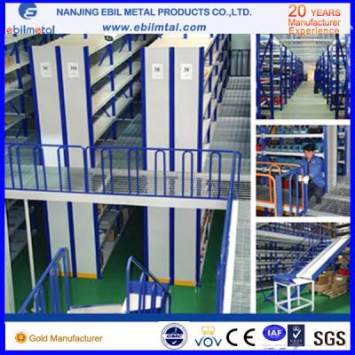 China multi-layer mezzanine rack systems double or tripple warehouse storage space for sale