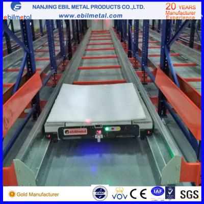 China Radio Shuttle Racking Q345 raw material for cold warehouse storage solutions for sale