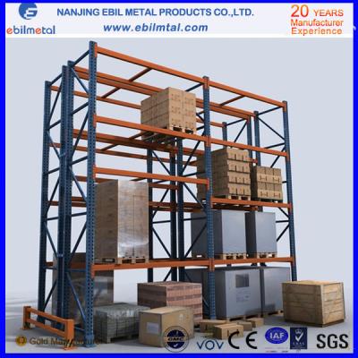 China heavy duty rack pallet beam rack with box bem orange and blue color for sale