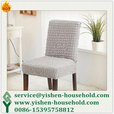 China Yishen-Household Chair covers with pleats banquet chair covers chair slip cover spandex chair cover knitted chair cover for sale