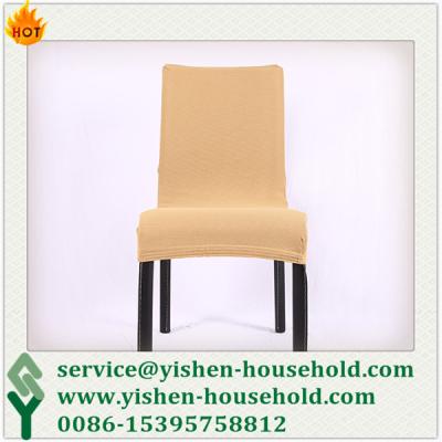 China Yishen-Household Hotel Hall Stacking Banquet Dining Wedding Polyester Chair Cover for sale