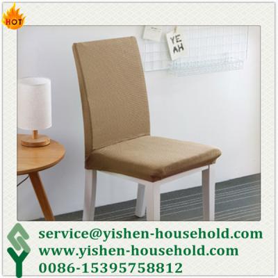 China Yishen-Household wedding banquet home used lycra sundress spandex clear chair cover for sale