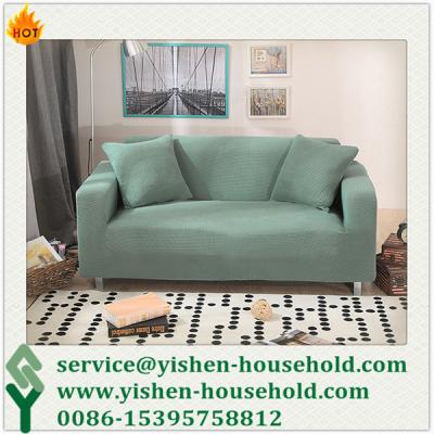 China Yishen-Household no moq spandex knitted slipcover sofa cover for sale