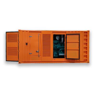 중국 조용한 퍼킨스 1000 킬로볼트 암페어 디젤 엔진 발전기 세트 400V 800 kw 1000 Kw 판매용