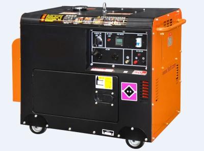 中国 20A 10 KVAの単一シリンダー ディーゼル機関の発電機HR188FA無声GENセット 販売のため