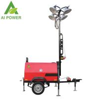 China 9m 20KVA Portable Light Tower LED Lamps for sale