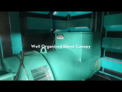 728kw 900kva Perkins Silent  Diesel Powered Portable Generator 4008TAG1A