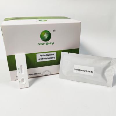 China 50 stukken van de het Antilichamen Snelle Test van Varkenschlamydiosis van de de Varkensgriep Uitrustings 50 Tests Kit Gmp ISO9001 Te koop