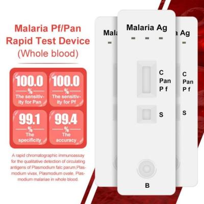 Cina Test diagnostico rapido per malaria a sangue intero Kit PF PV Pan Test per malattie infettive in vendita