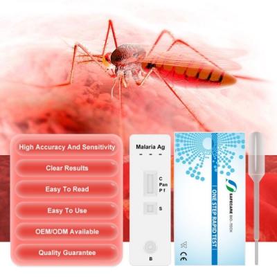 Cina Test diagnostico rapido per malaria a sangue intero Kit PF PV Pan Test per malattie infettive in vendita