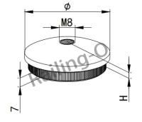 China Round Groove Tube Adjustable Connector for sale