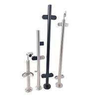 China Heavy Duty  Railing Post System SS304 Weather  Resistant Glass Railing Post for sale