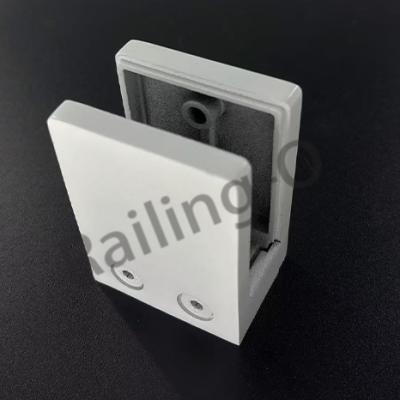 China Middle Square Stainless Steel Glass Clamp 55 X 75 X 39.5mm Glass Brackets for sale