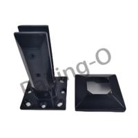 China Surface Mount Square Glass Spigot H160 with EPDM Gasket & Cover Ring 2205 Duplex NATA Tested FSP/A-SD for sale