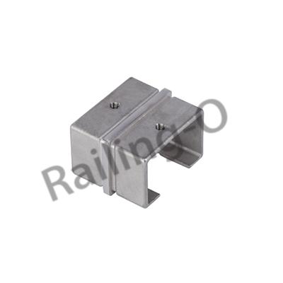 China H6mm  Stainless Steel Slot AISI 304 316 Handrail Straight Tube Connector for sale