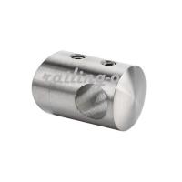 China Through Hole Crossbar Holder Flat Surface Bar Fixing Bracket 14mm - 16mm for sale