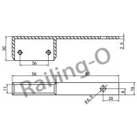 China 50X10MM SYSTEM BALUSTRADE for sale