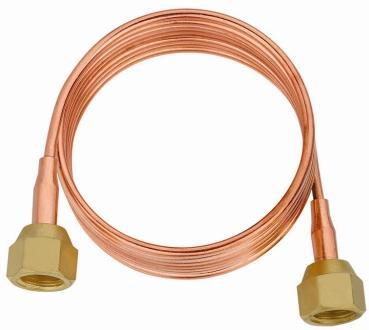 China Copper Capillary tube with nut, copper fitting, copper tube, copper pipe fitting for sale