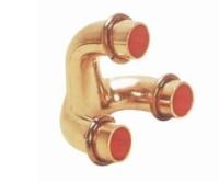 China Copper tripod with brazing ring, (copper fitting, ACR fitting,  refrigeration fitting) for sale