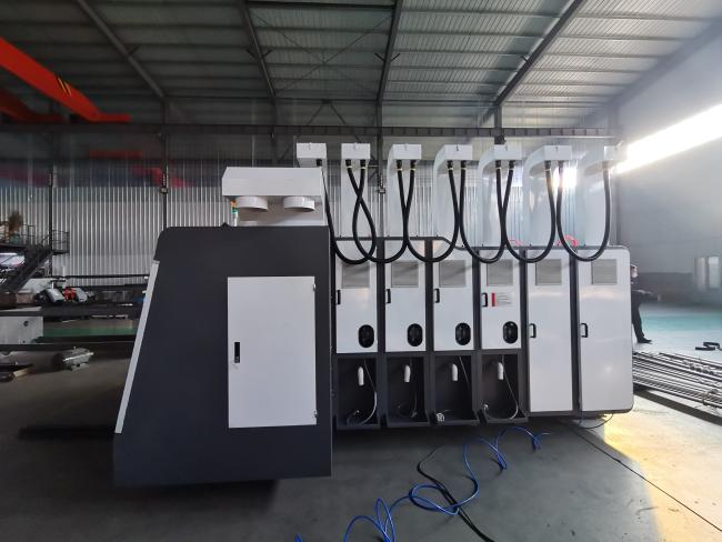 High speed ce certificate automatic leading edge feeding auto feeder corrugated board box rotary die cutting machine